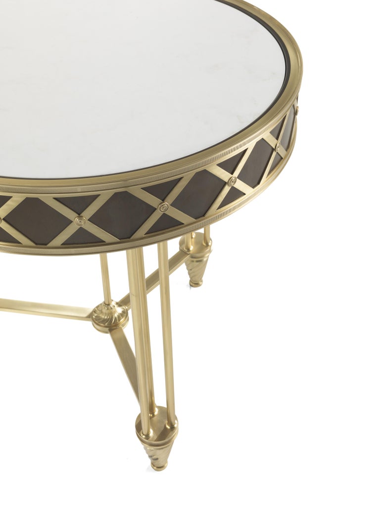 21st Century Cassis Side Table in Casted Brass For Sale at 1stDibs