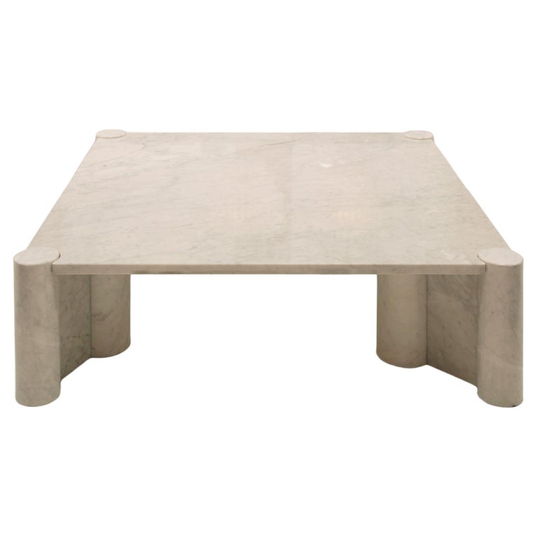 Jumbo Marble Italian Coffee Table Designed by Gae Aulenti For Knoll ...