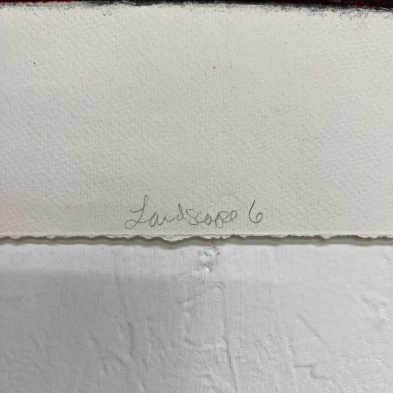 June 1998 Art by Gina Kail Monoprint Scenic Landscape 6 For Sale at 1stDibs