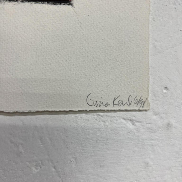 June 1998 Art by Gina Kail Monoprint Scenic Landscape 6 For Sale at 1stDibs