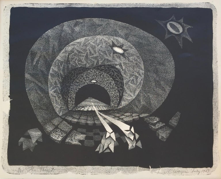 June Wayne - Tunnel /Target For Sale at 1stDibs