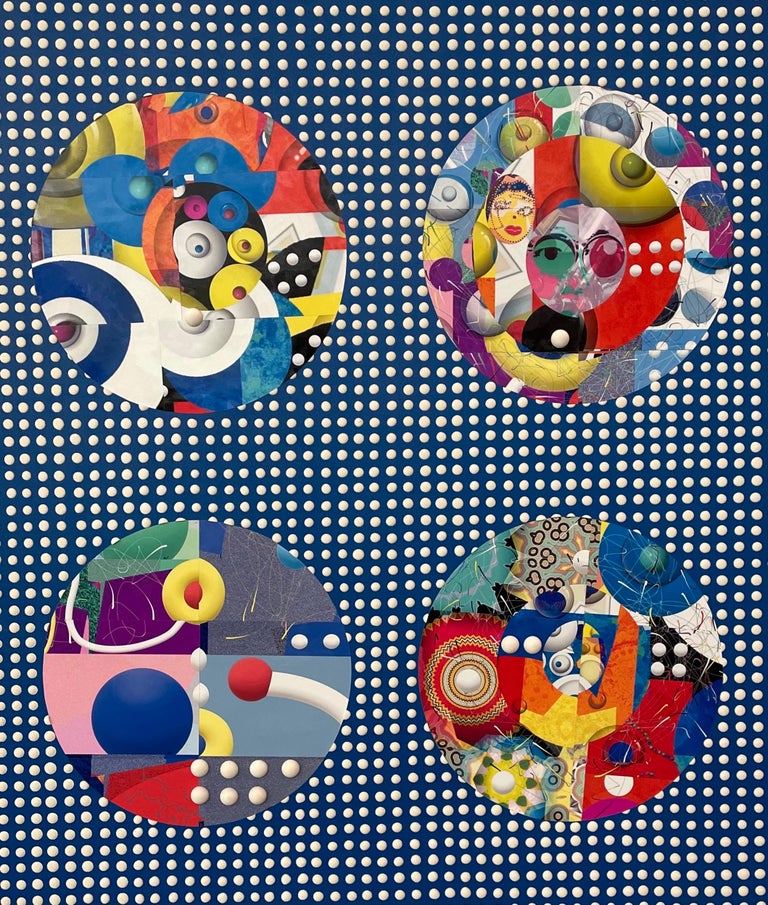 Jung-Nam Lee - BEAUTIFUL TEMPTATION - square pop art style painting on ...