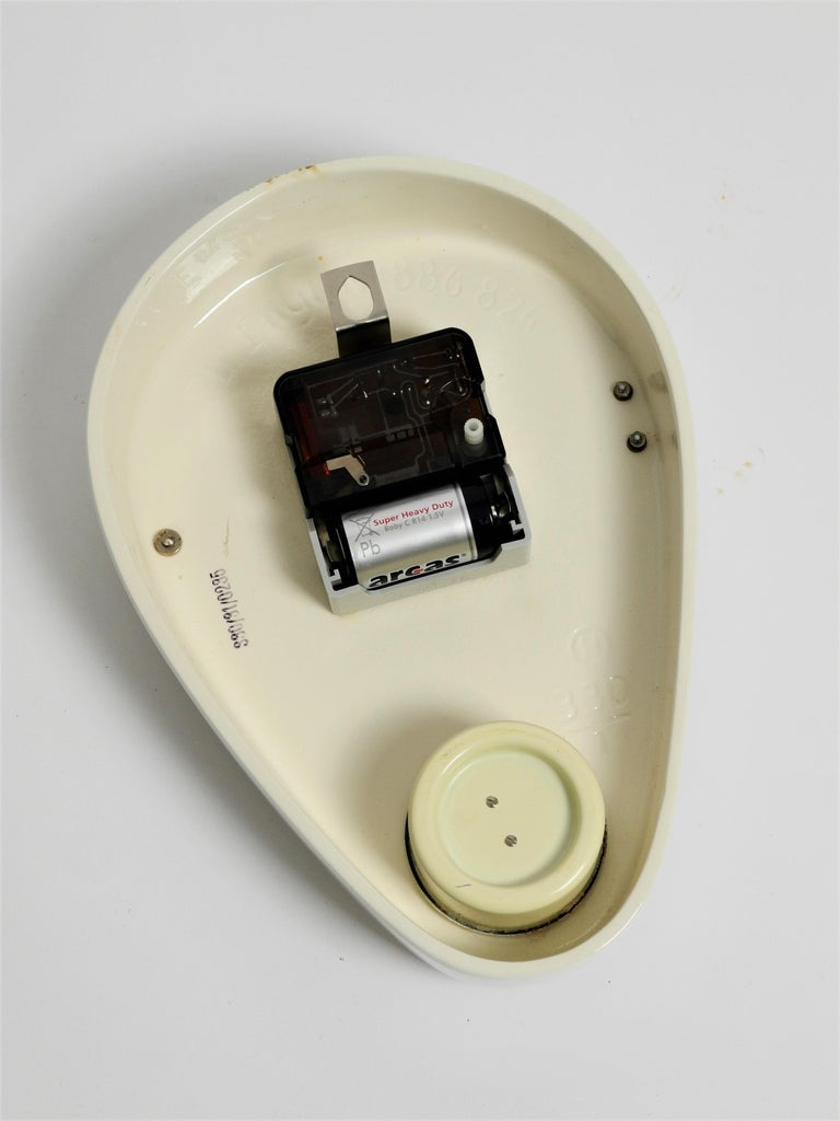 Junghans Kitchen Wall Clock by Max Bill White, Germany, 1960s For Sale ...