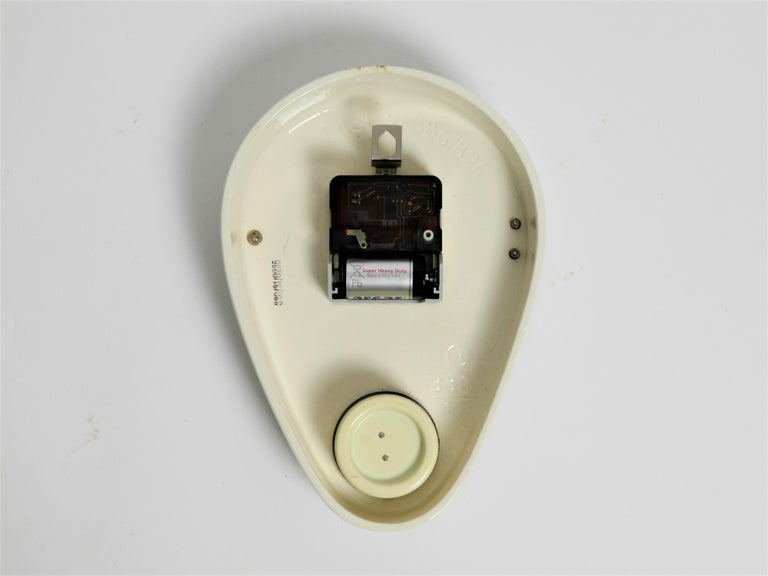Junghans Kitchen Wall Clock by Max Bill White, Germany, 1960s For Sale ...