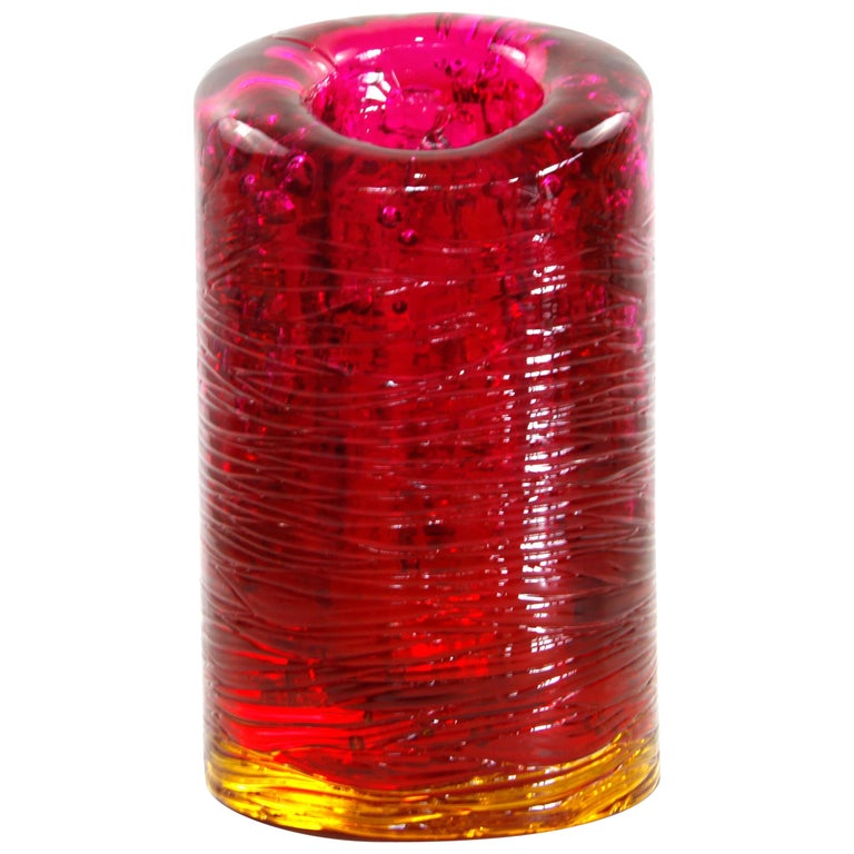 Jungle Contemporary Vase, Large, in Monochrome Magenta by Jacopo ...