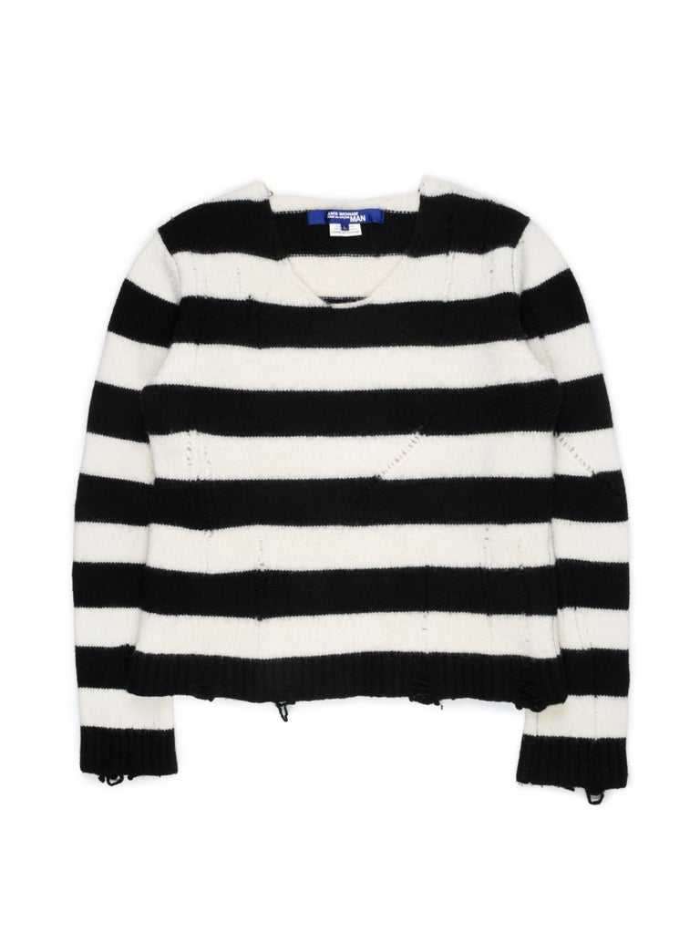 Junya Watanabe AW2014 Distressed Striped Sweater For Sale at 1stDibs ...