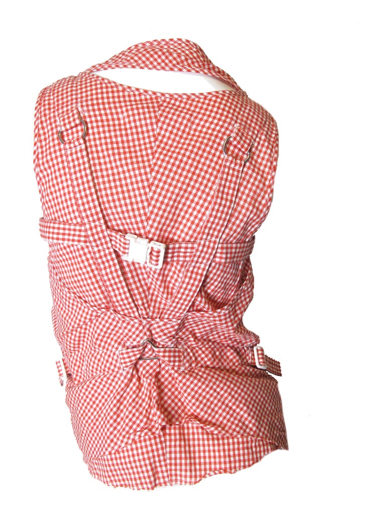 Junya Watanabe Gingham Parachute Top, 2002 For Sale at 1stDibs