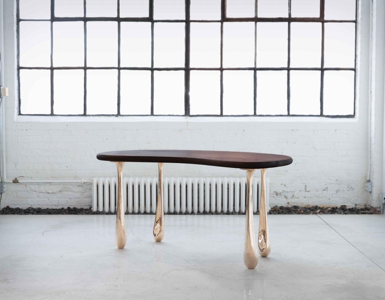 Stacklab, Jupiter Desk with Solid Domestic Hardwood For Sale at 1stDibs