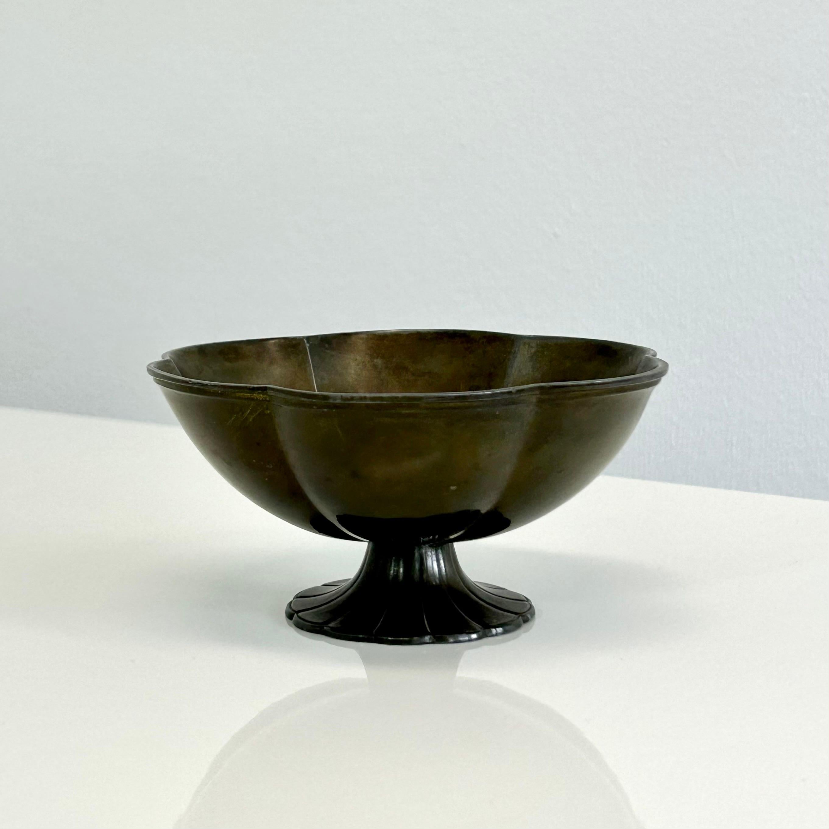 Just Andersen Art Deco bowl, 1920s, Denmark at 1stDibs