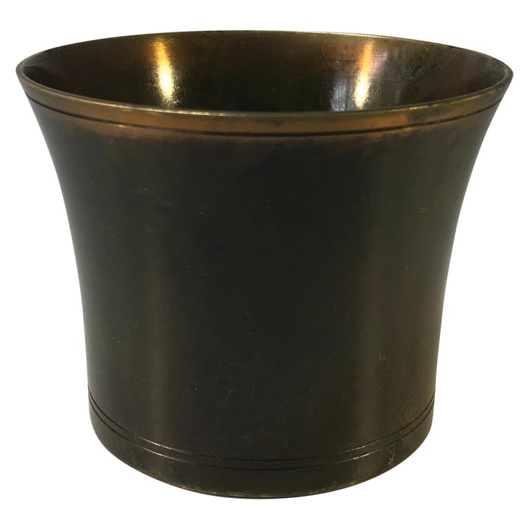 Just Andersen Denmark, Art Deco Bronze Cache Pot #LB 1161 For Sale at ...