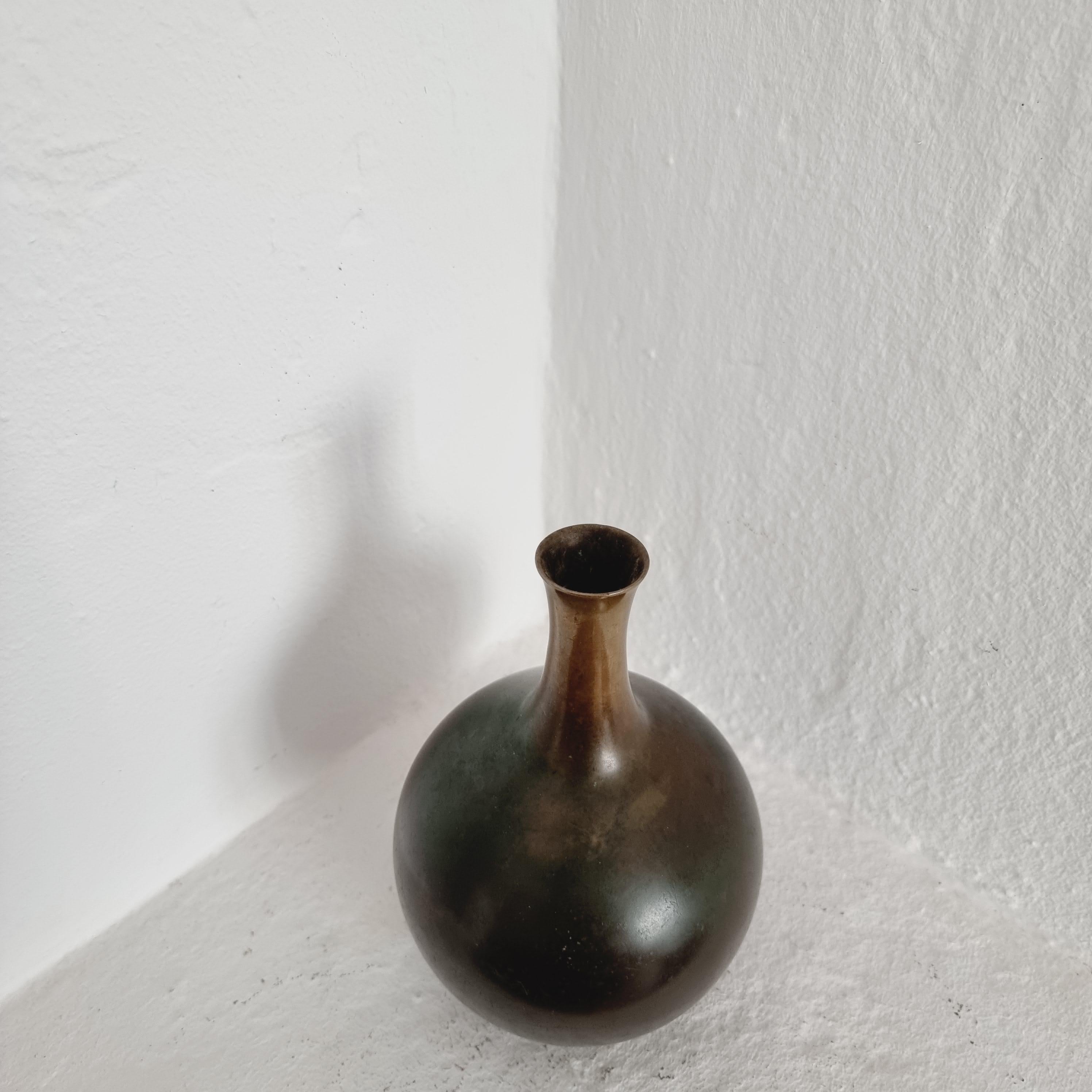 Just Andersen, Solid Bronze Vase, Denmark 1920/30s For Sale at 1stDibs