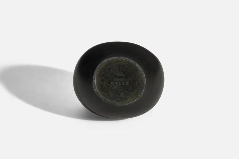 Just Andersen, Vase, Disko Metal, Denmark, 1930s For Sale at 1stDibs