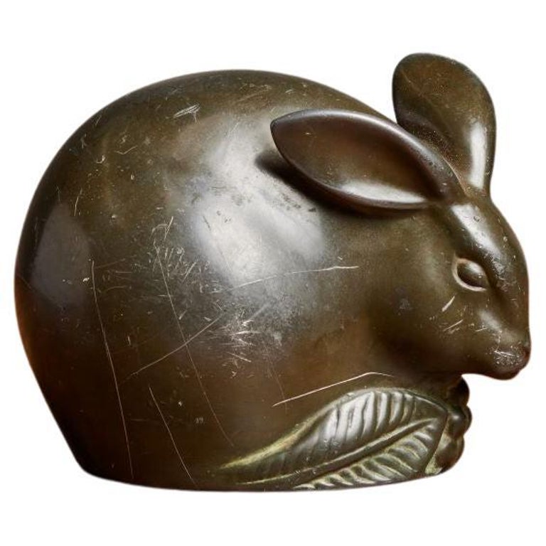 Just Andersen Bronze Rabbit from 1920s at 1stDibs