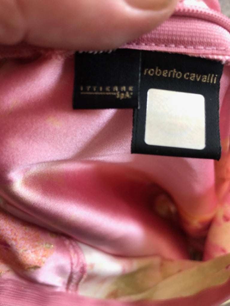 Just Cavalli by Roberto Cavalli Pink Silk Cocktail Dress For Sale at ...