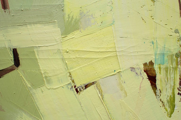 Justin Bower Abstract Oil Painting on Canvas 'Blue Boy 2' For Sale at ...