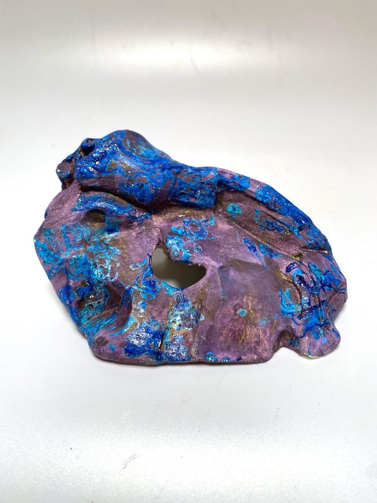 Justin Siegel - Justin Siegel, Untitled (Purple/Blue), Ceramic, 2021 ...