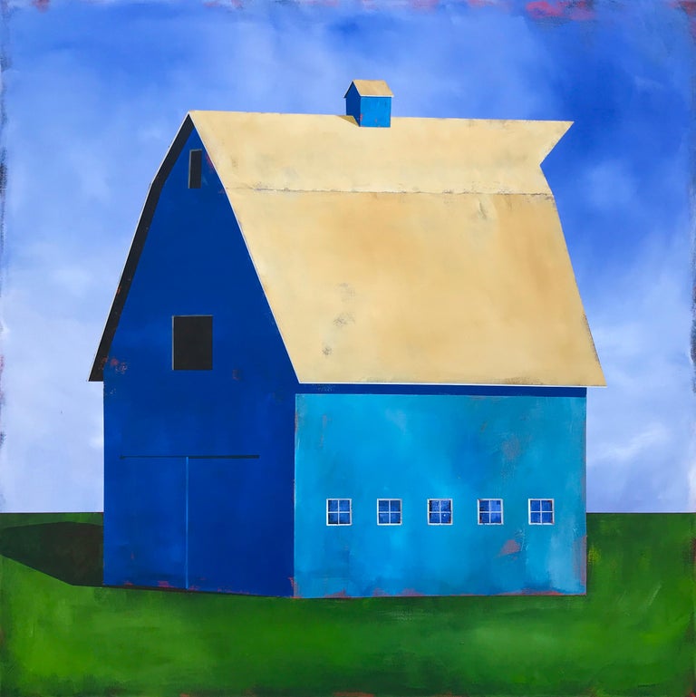 Justin Wheatley - "Blue #5", Acrylic Painting at 1stDibs