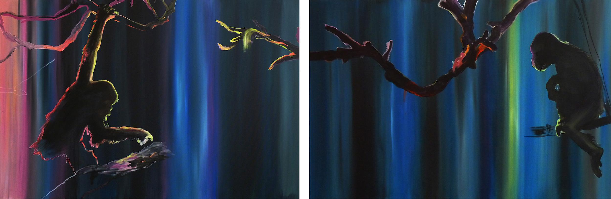 Charles Baskerville Jr. - Orientalist Landscape Painting with Figure on ...