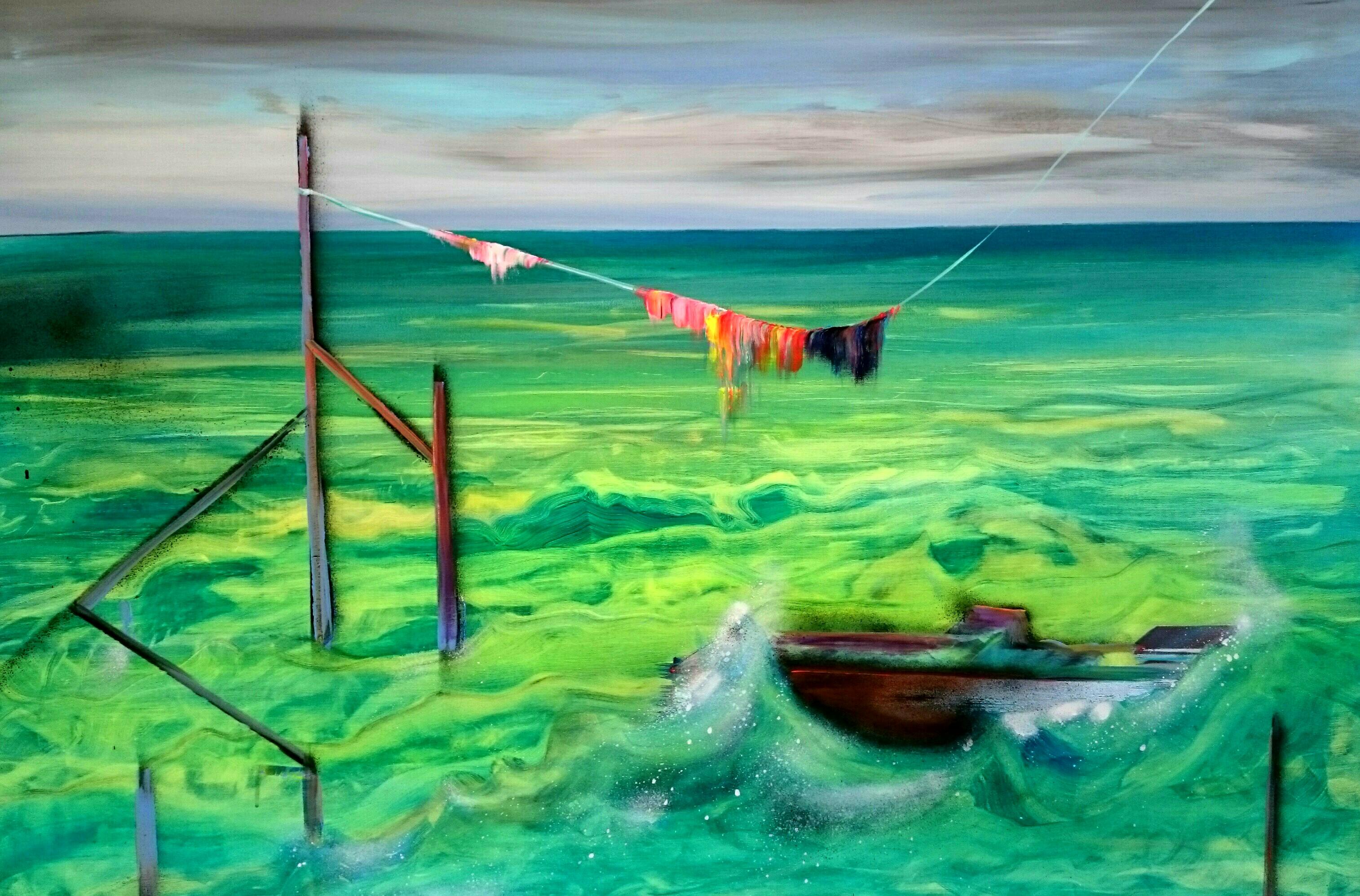 Justyna Pennards-Sycz - Japan 5 - Modern, Expressionism, Landscape ...