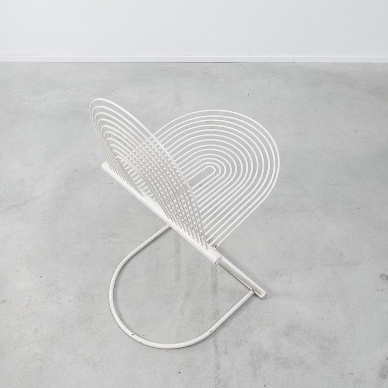 Jutta and Herbert Ohl Swing chair Rosenthal Lübke, Germany, 1982 at 1stDibs