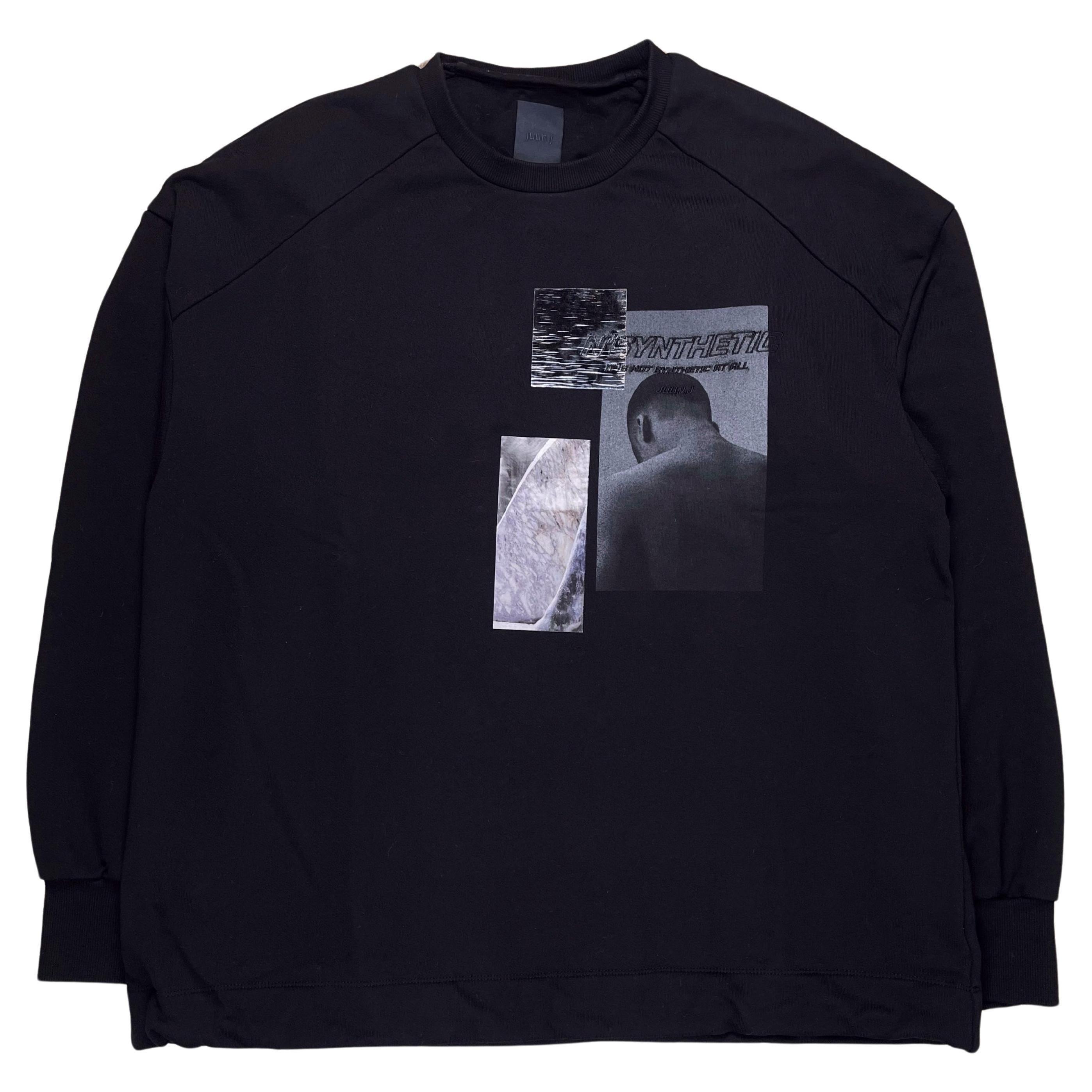JUNYA WATANABE Size M Black Mesh Polyester Crew-Neck Pullover For Sale ...