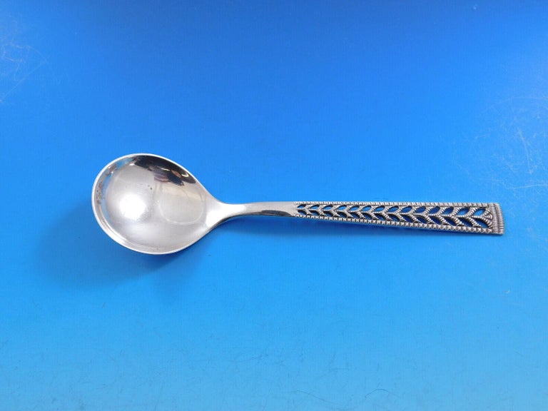 Juvel by Nils Hansen Norway 830 Silver Flatware Set for 8 Service 36 ...