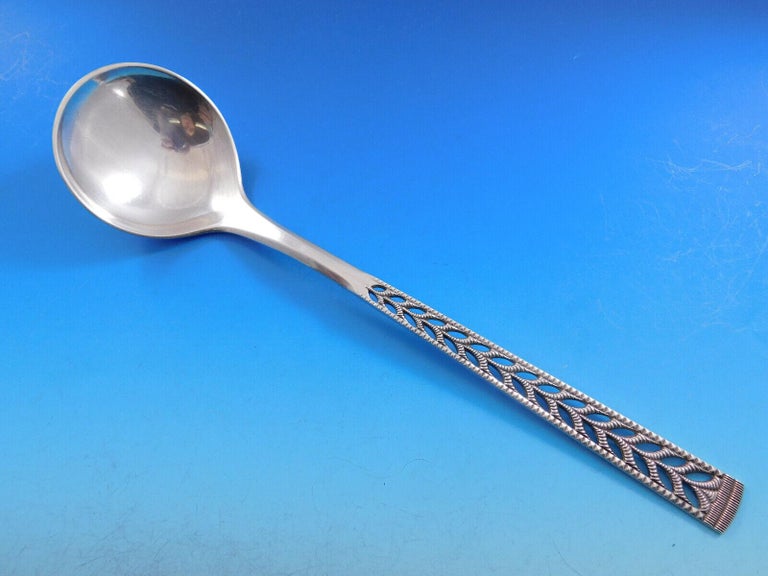 Juvel by Nils Hansen Norway 830 Silver Flatware Set for 8 Service 36 ...