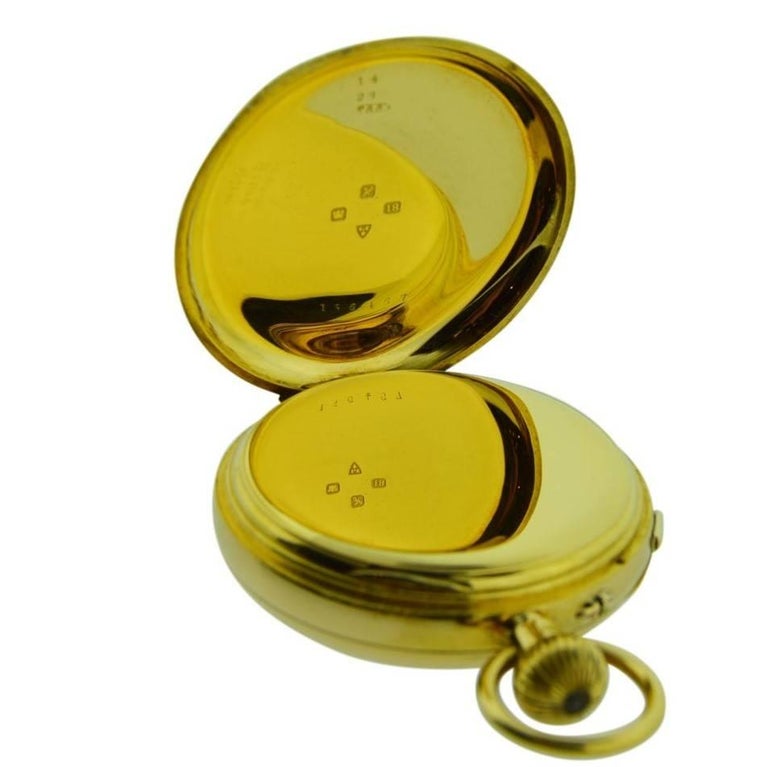 J.W. Benson 18Kt. Yellow Gold Men's Open Face Pocket Watch with Sweep ...