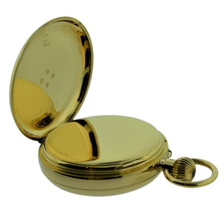 J.W. Benson 18Kt. Yellow Gold Men's Open Face Pocket Watch with Sweep ...