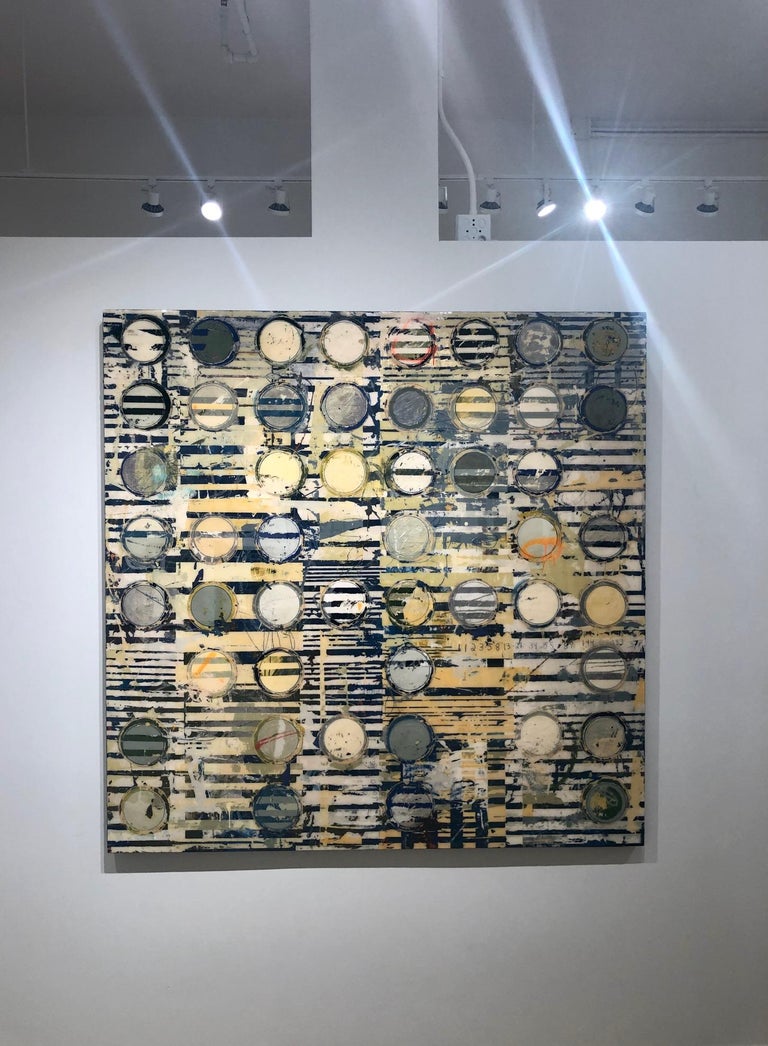 Jylian Gustlin - Fibonacci 263 / contemporary modern painting with ...