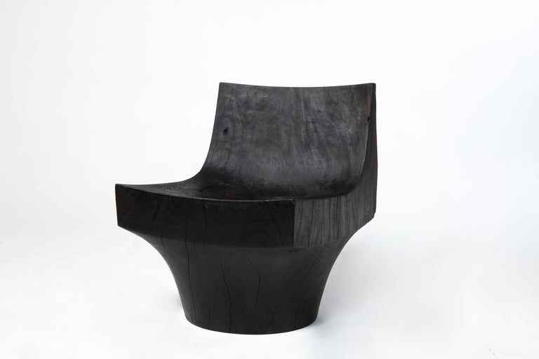 K Chair in Hand Carved Salvaged Almendro Wood by Reynold Rodriguez For ...