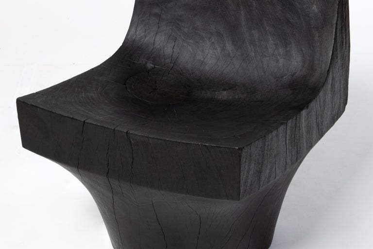 K Chair in Hand Carved Salvaged Almendro Wood by Reynold Rodriguez For ...