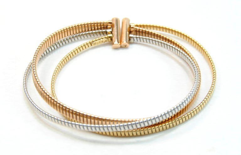 K di Kuore 3 Color Bangle Gold Bracelet at 1stDibs | k bracelet, 3 ...