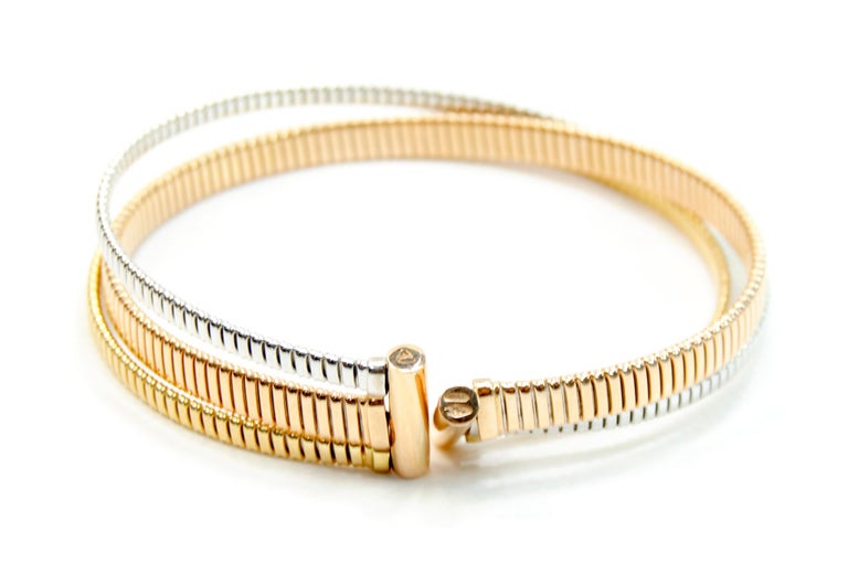 K di Kuore 3 Color Bangle Gold Bracelet at 1stDibs | k bracelet, 3 ...