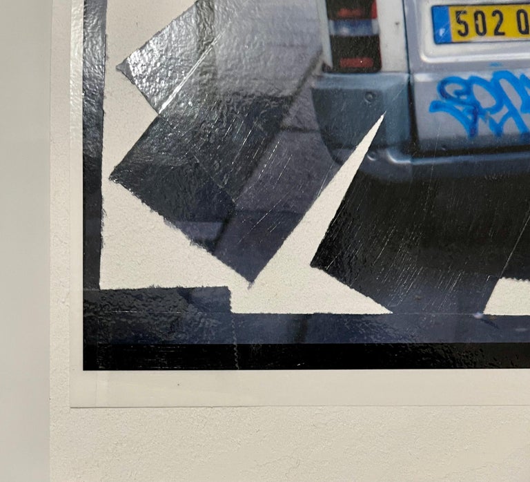 K-Narf - K-Narf Color Photo Graffiti, Adhesive Tape Altered Street Art ...