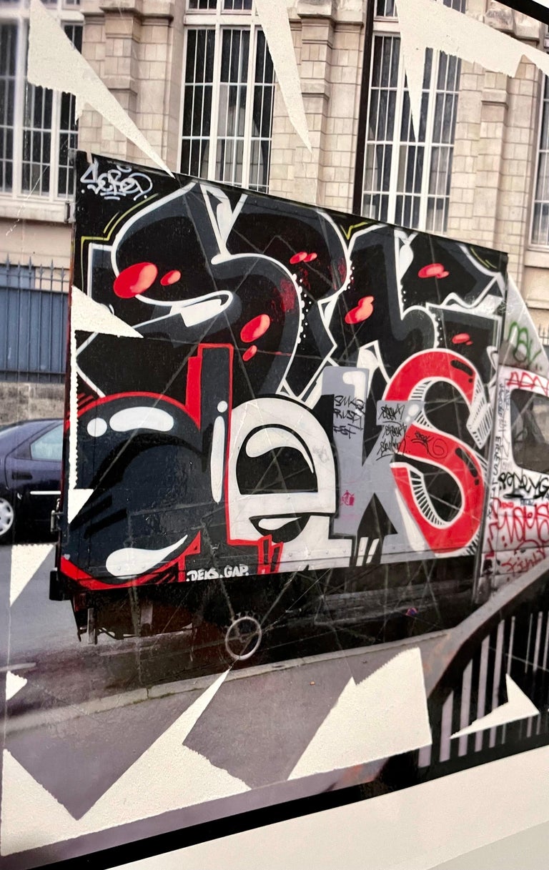 K-Narf - K-Narf Color Photo Graffiti, Adhesive Tape Altered Street Art ...