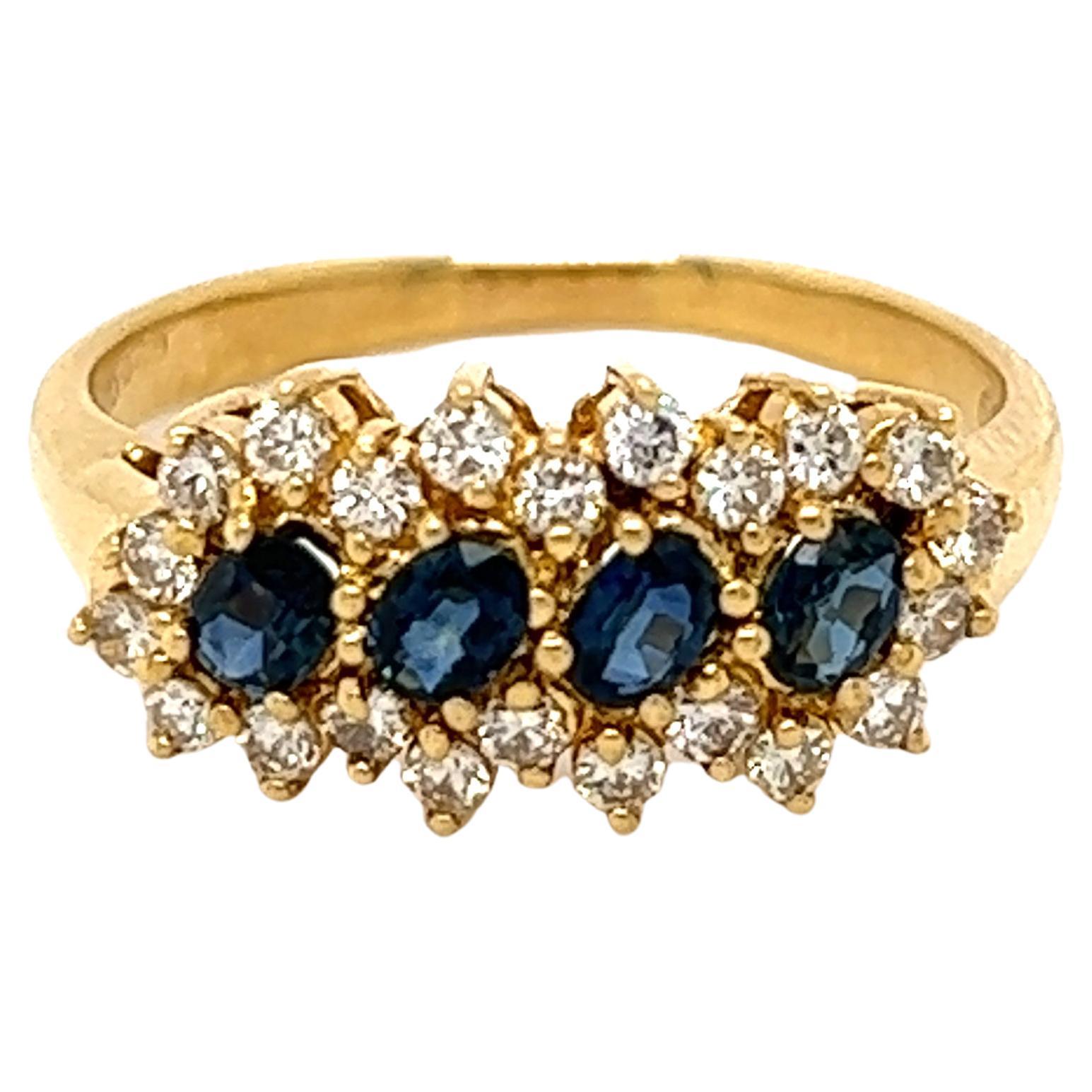 Red Coral Spheres, 18 Karat Yellow Gold Cluster Retrò Ring For Sale at ...