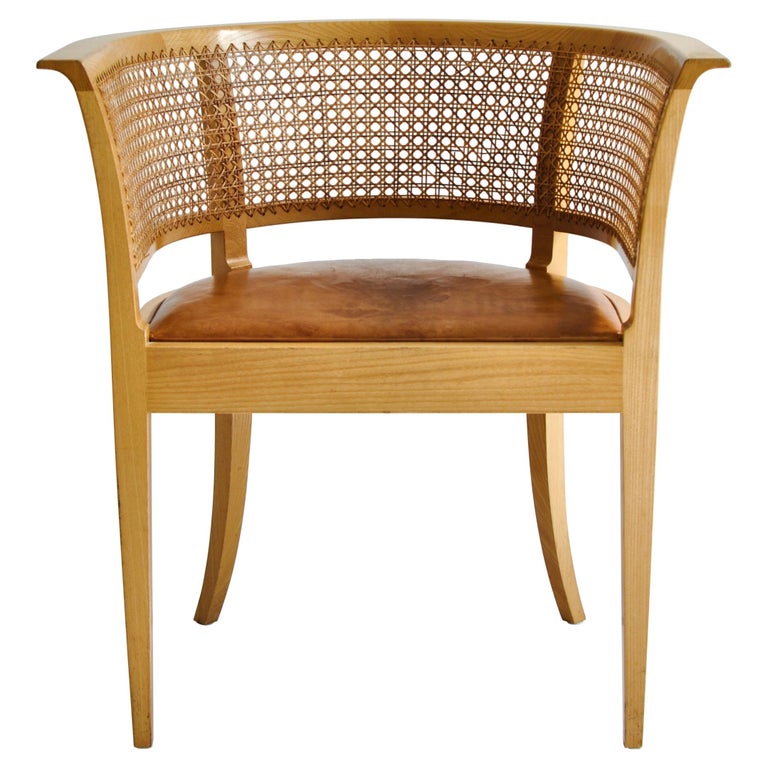 Kaare Klint "Faaborg" Arm Chair in Elm and Leather Made at Rud ...