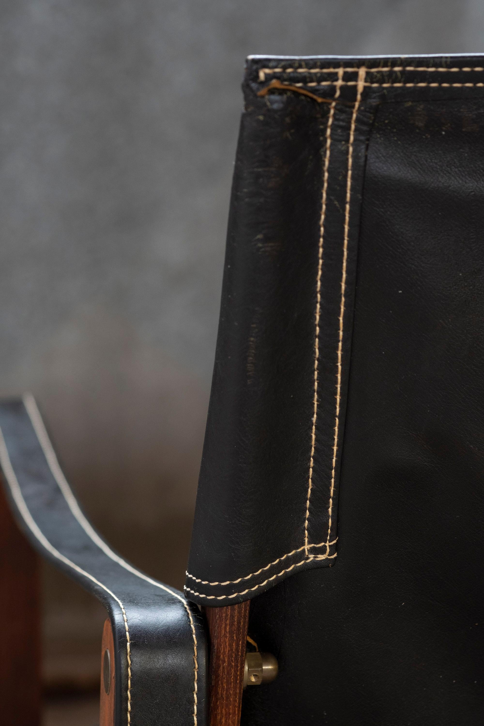 Kaare Klint Safari Chair by Rud Rasmussen For Sale at 1stDibs