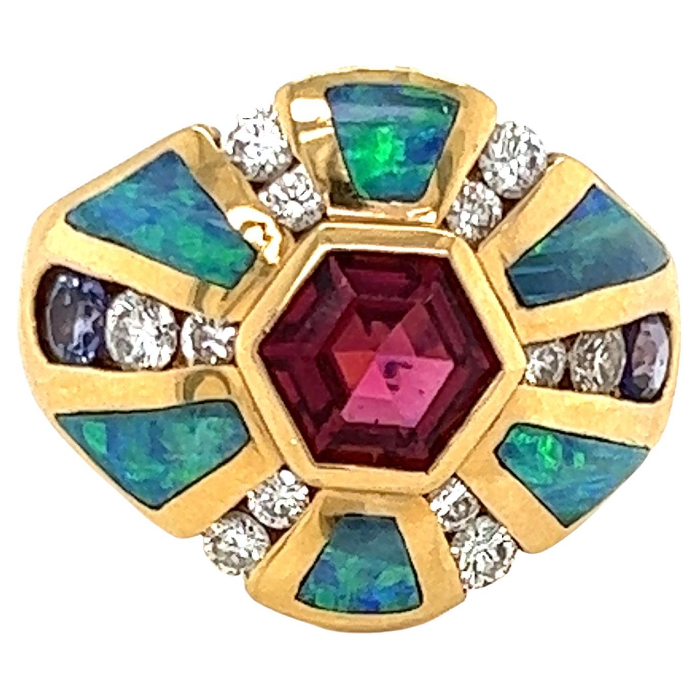 Daria de Koning Holley Agate Chalcedony,Rainbow Moonstone, Amethyst ...