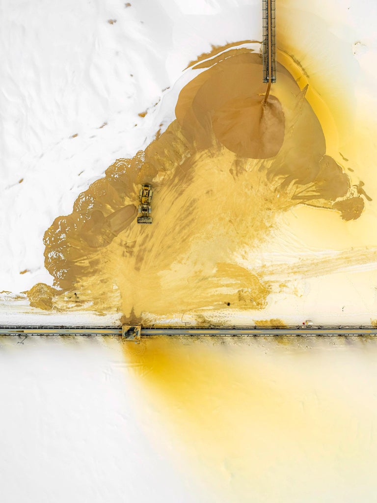 Kacper Kowalski - Toxic Beauty #48, abstract aerial landscape ...