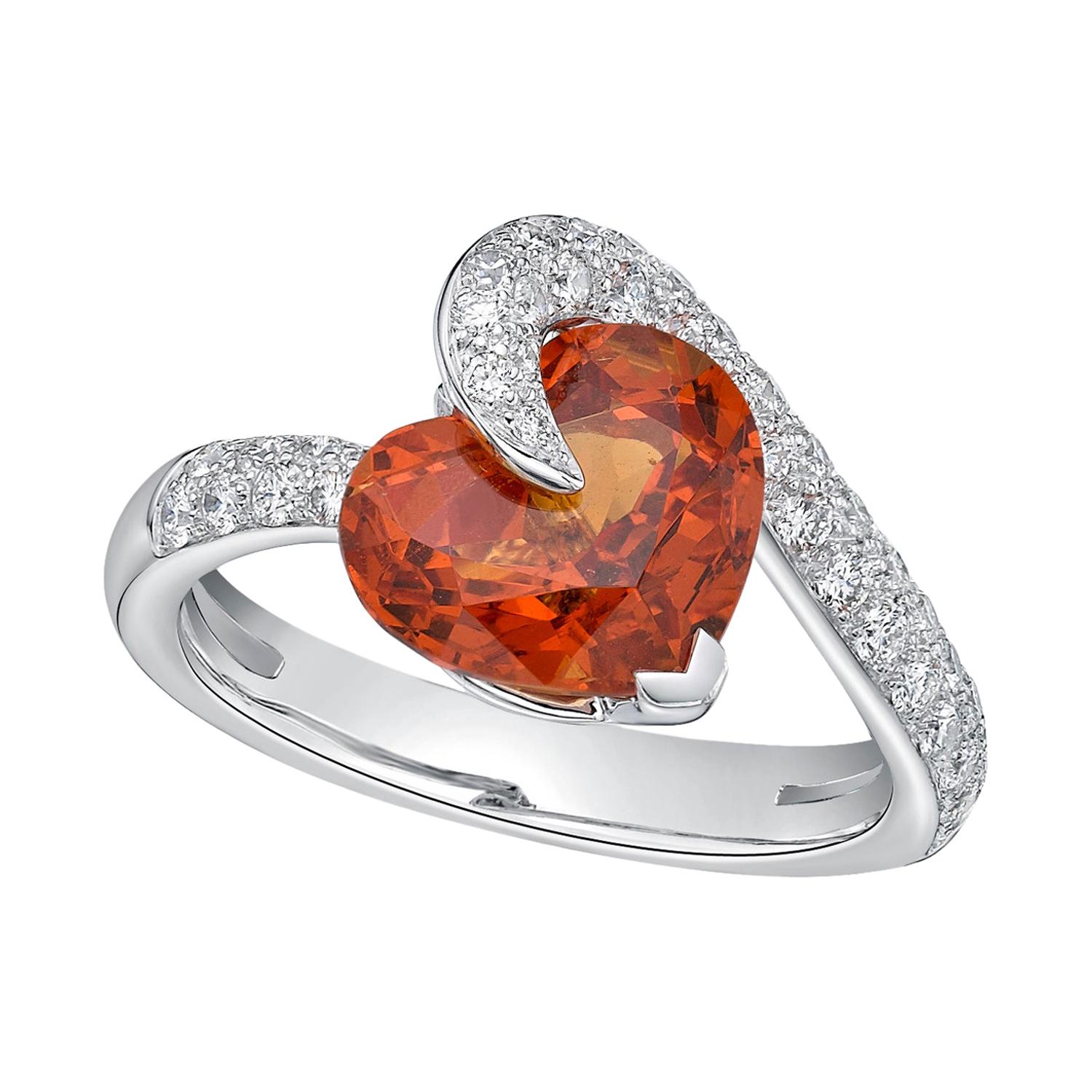 KAHN GIA Certified 1.25 Carat Light Brown Diamond Ring For Sale at 1stDibs