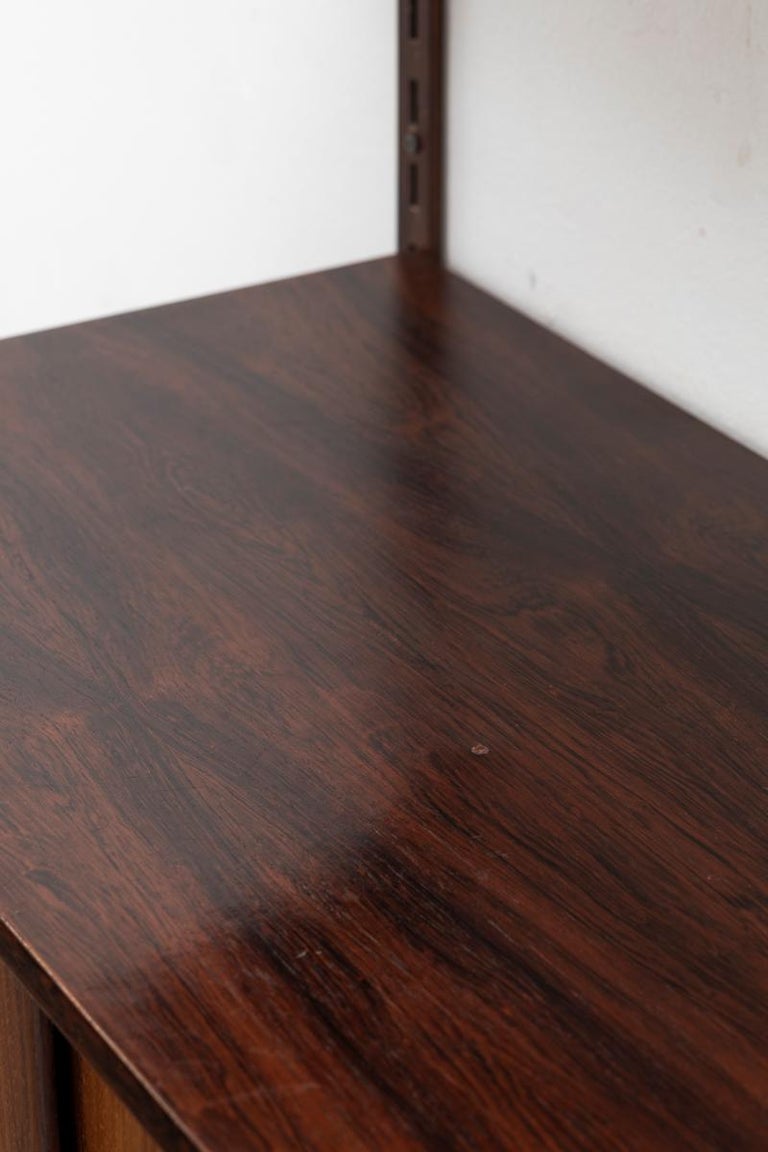 Kai Kristiansen 5-Piece Wall Unit in Rosewood, Denmark, 1960s For Sale ...