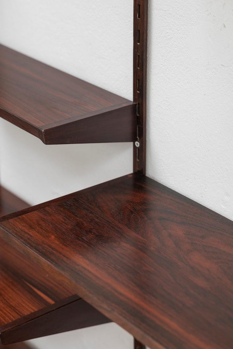 Kai Kristiansen 5-Piece Wall Unit in Rosewood, Denmark, 1960s For Sale ...