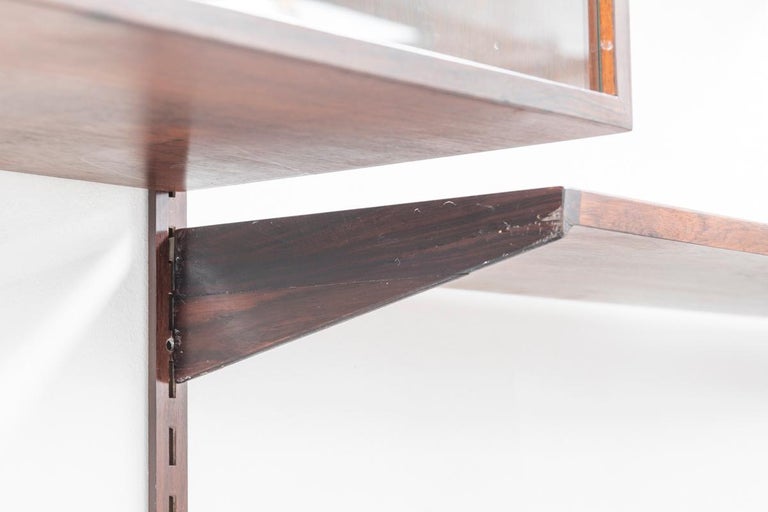 Kai Kristiansen 5-Piece Wall Unit in Rosewood, Denmark, 1960s For Sale ...