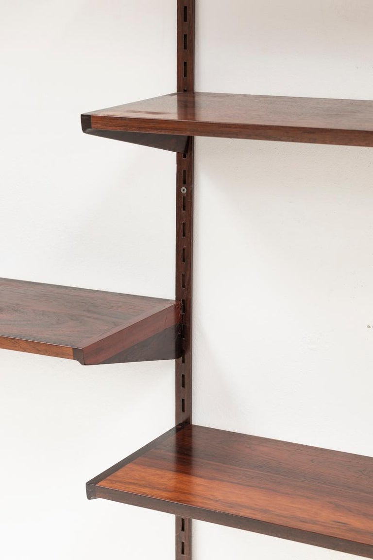 Kai Kristiansen 5-Piece Wall Unit in Rosewood, Denmark, 1960s For Sale ...