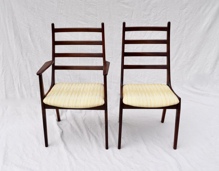 Korup Stolefabrik Rosewood Ladderback Danish Dining Chairs at 1stDibs ...