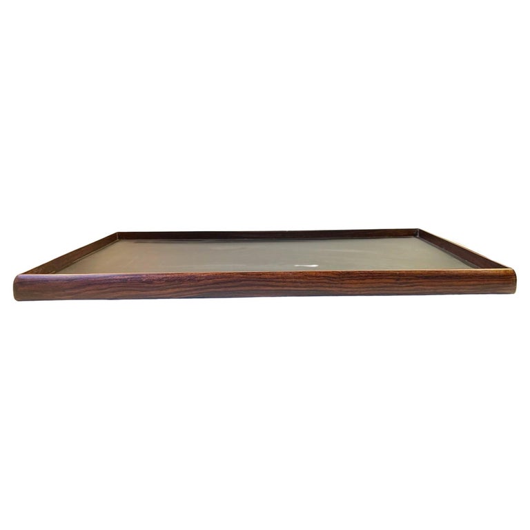 Kai Kristiansen Large serving Tray in Rosewood and Black Formica, 1960s ...