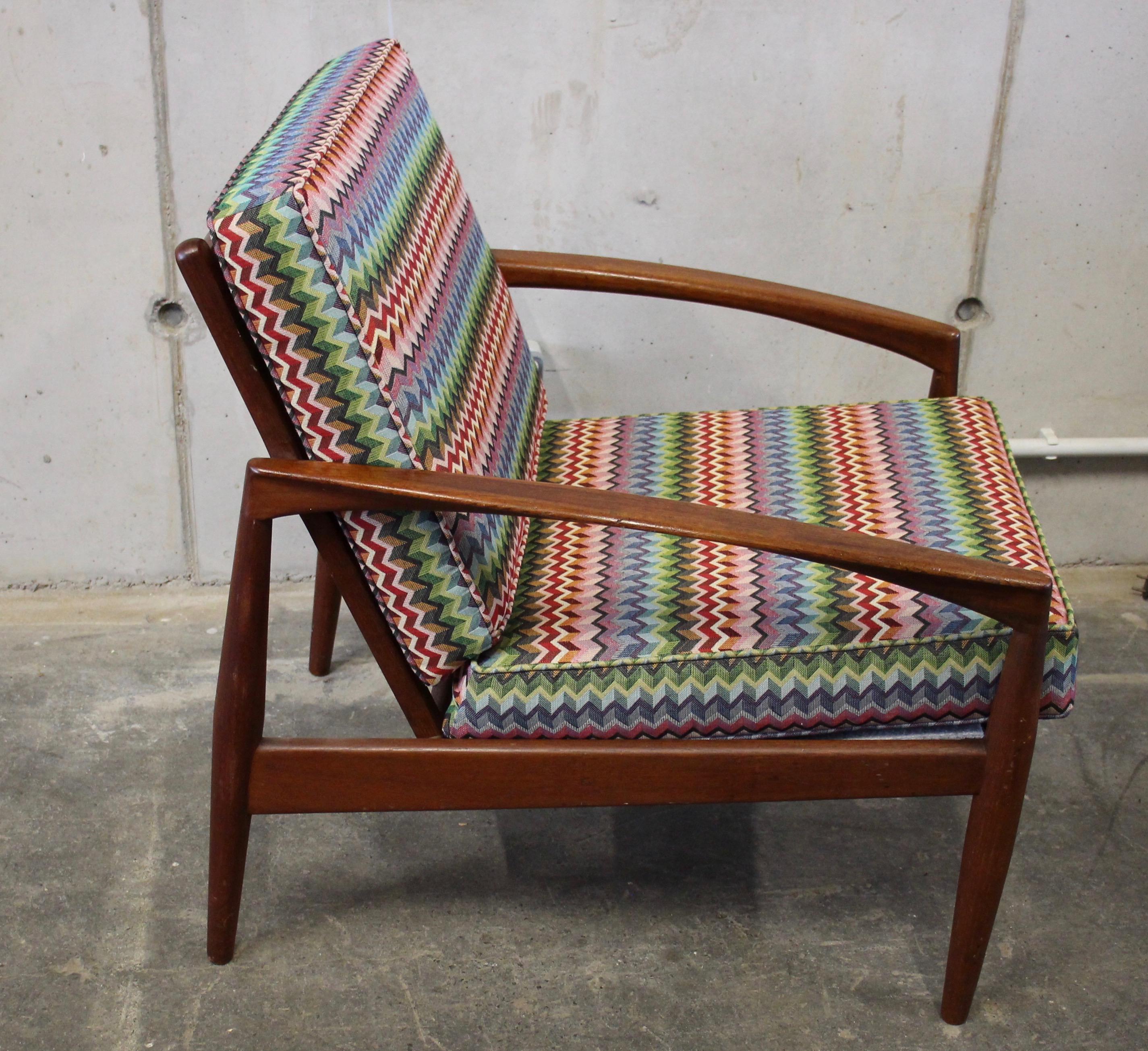Kai Kristiansen Paper-Knife Chair, Easy Chair Teak at 1stDibs