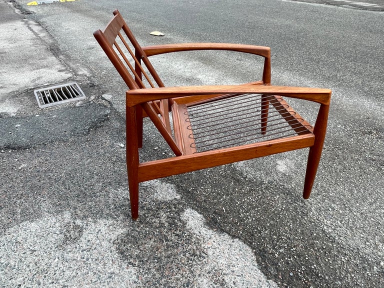 Kai Kristiansen Paper Knife Chair in Teak for Magnus Olesen For Sale at ...